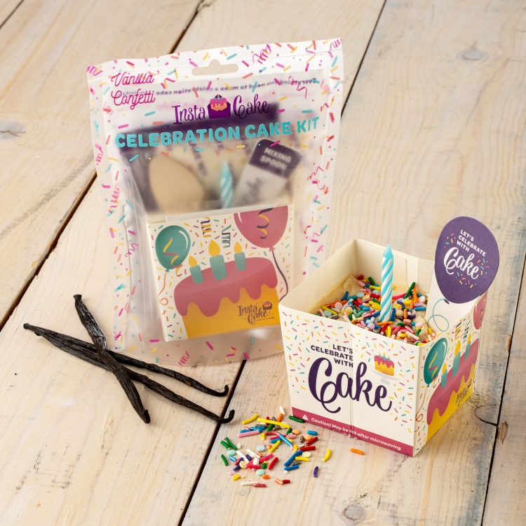 InstaCake Celebration Cake Kit Confetti Vanilla – The 5Fifty5 Shop at ...